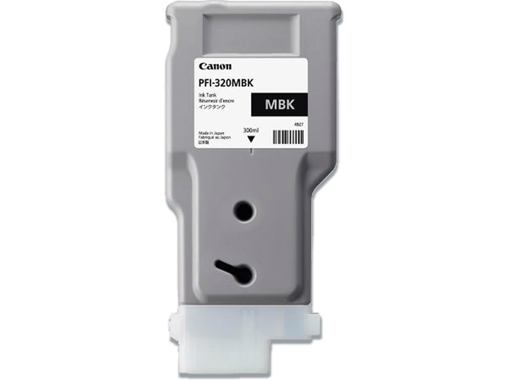 Køb Blækpatron, 1 stk, Mat Black-mat sort, 300 ml, Canon PFI-320MBK hos Kontor Syd